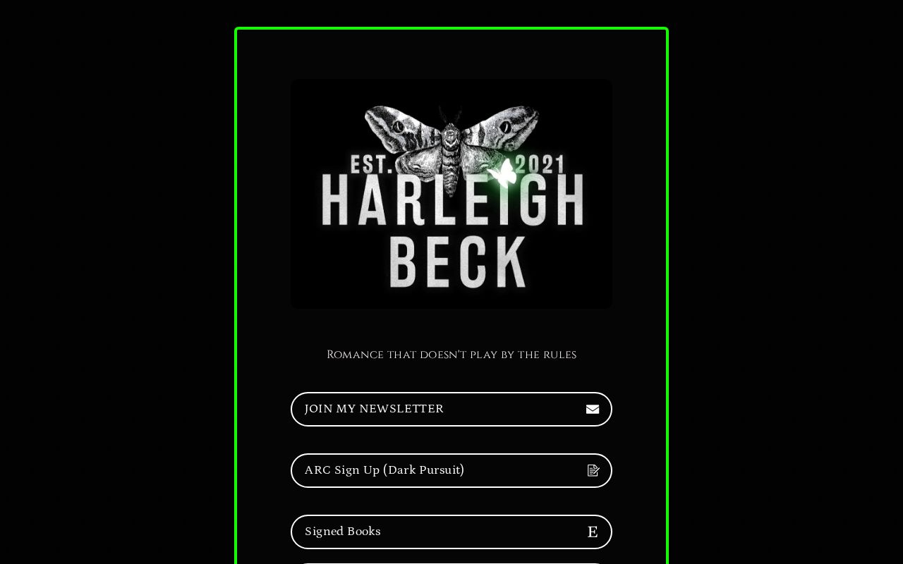 Author Harleigh Beck